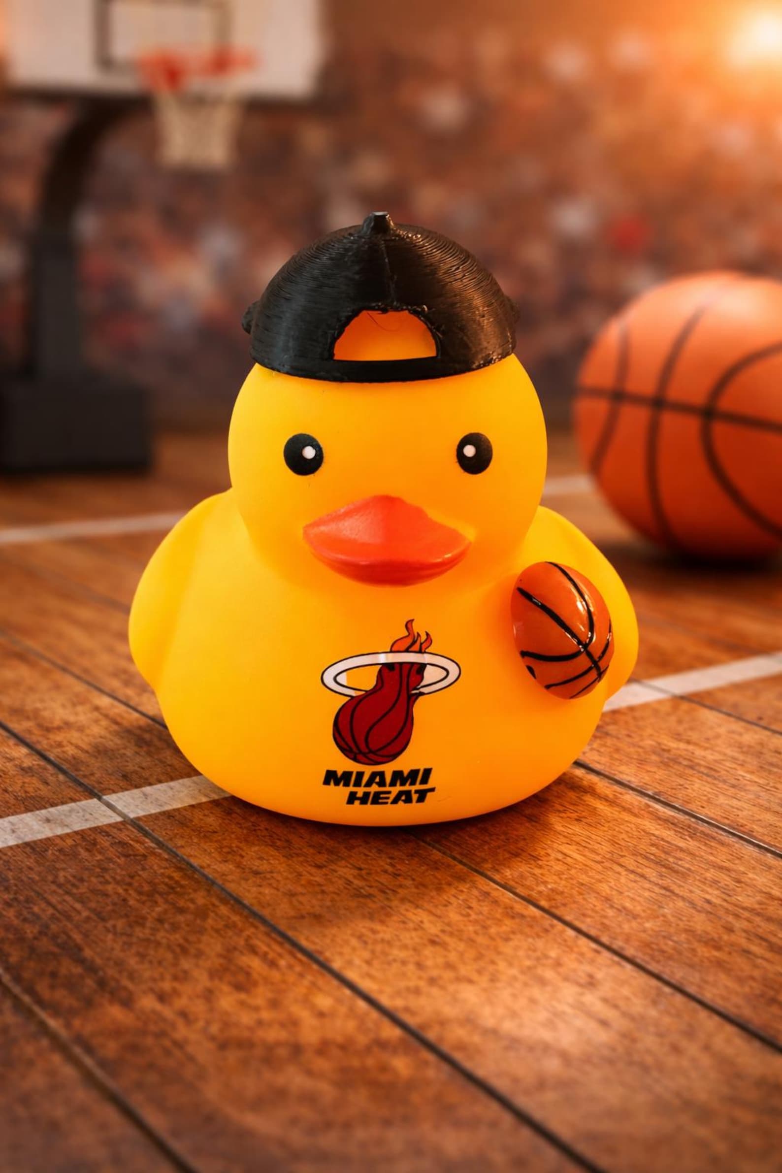 Basketball Rubber Duck: NBA Sports Themed Car Dashboard Decor - Etsy