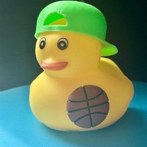 Basketball Rubber Duck: NBA Sports Themed Car Dashboard Decor - Etsy