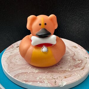 Dog Rubber Duck: Pet Lover Gift, Dashboard Decor - Etsy