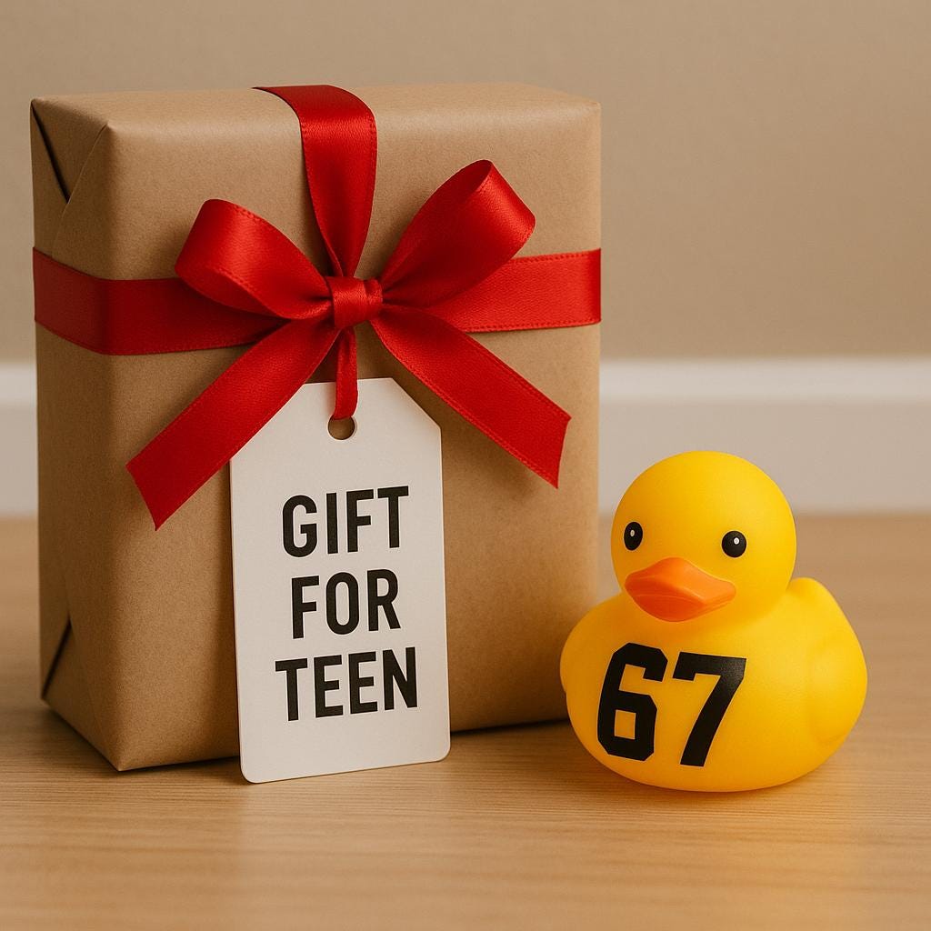 67 Trend Rubber Duck – Funny Teen Gift, Stocking Stuffer, Viral Tiktok ...