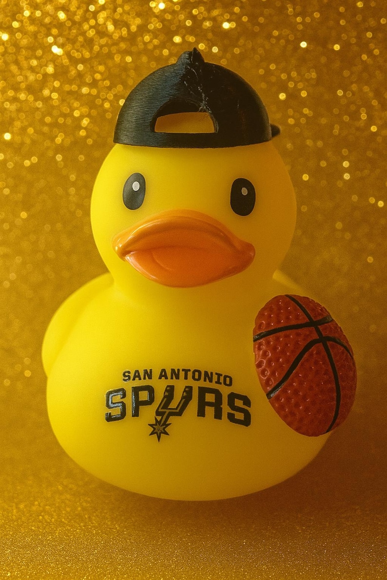 Basketball Rubber Duck: NBA Sports Themed Car Dashboard Decor - Etsy