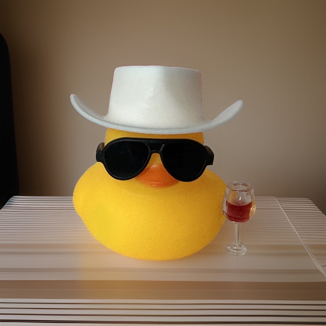Wine Duck Accessory, Cruising Duck, Cute Gift, Corona Bottle Miniature ...