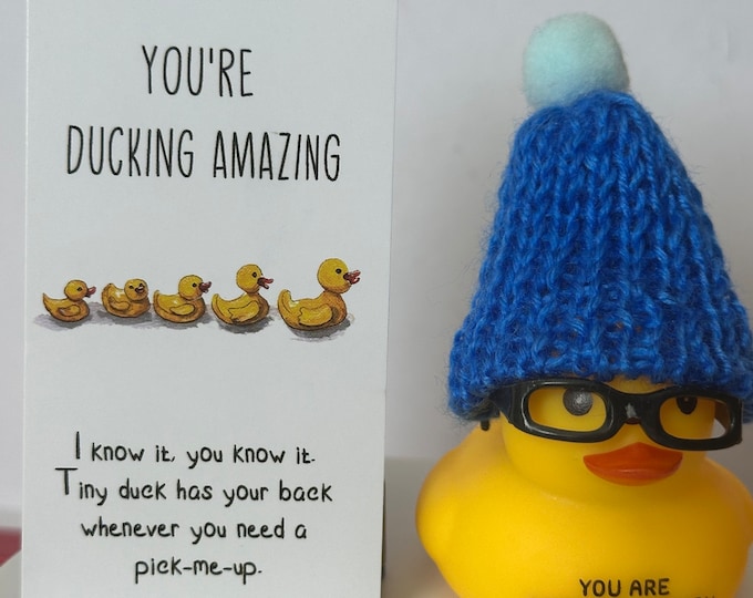 Crochet Pocket Ducks Miniature Ducks Emotional Support Ducks Mallard ...