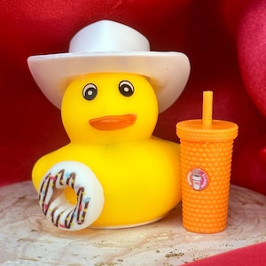 Dunkin Donuts Rubber Duck Duck Drinks Coffee Dashboard Duck ...