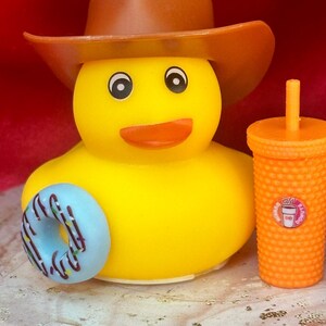 Dunkin Donuts Rubber Duck Duck Drinks Coffee Dashboard Duck ...