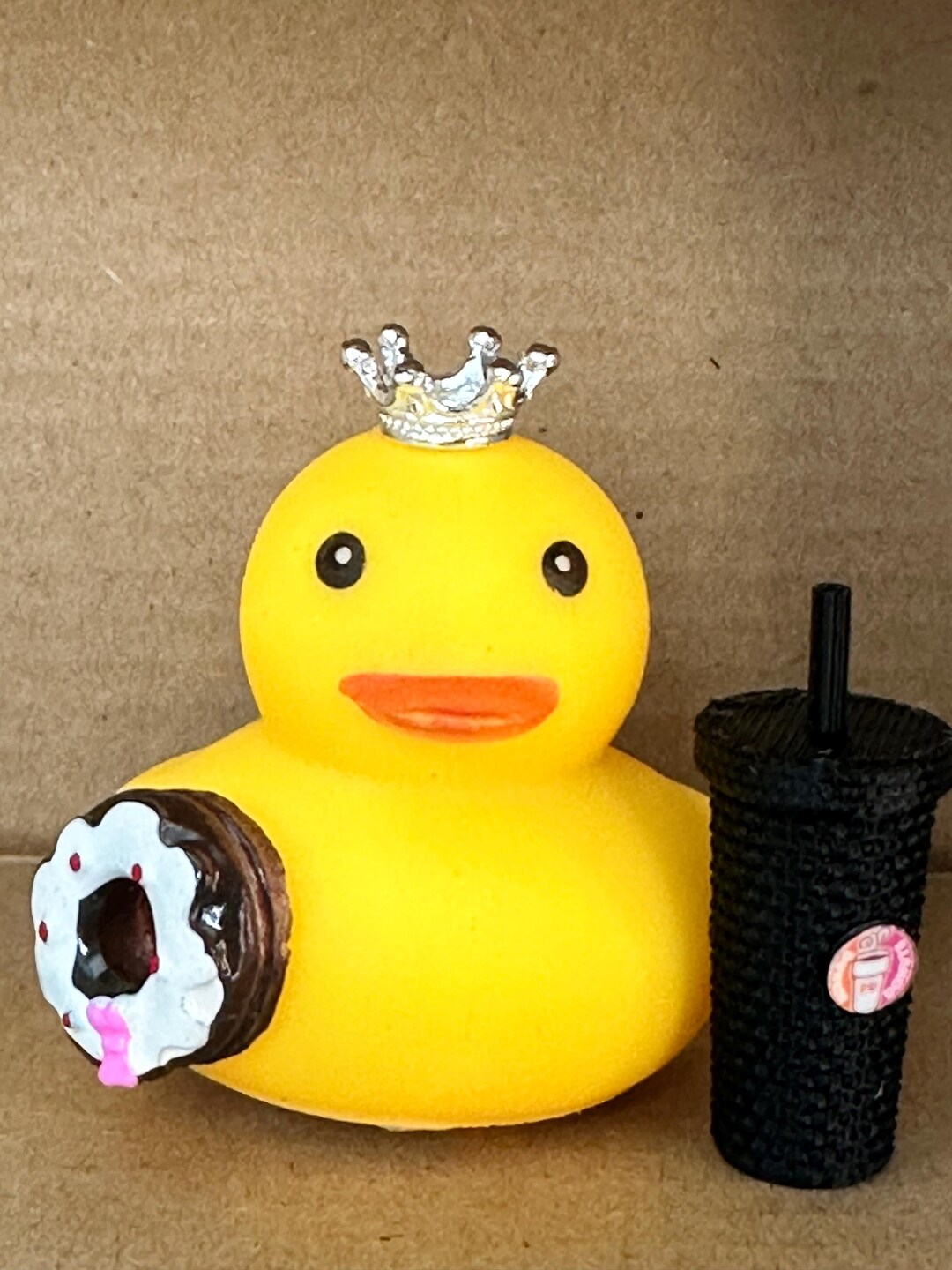 Dunkin Donuts Rubber Duck Duck Drinks Coffee Dashboard Duck ...