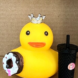 Dunkin Donuts Rubber Duck Duck Drinks Coffee Dashboard Duck ...