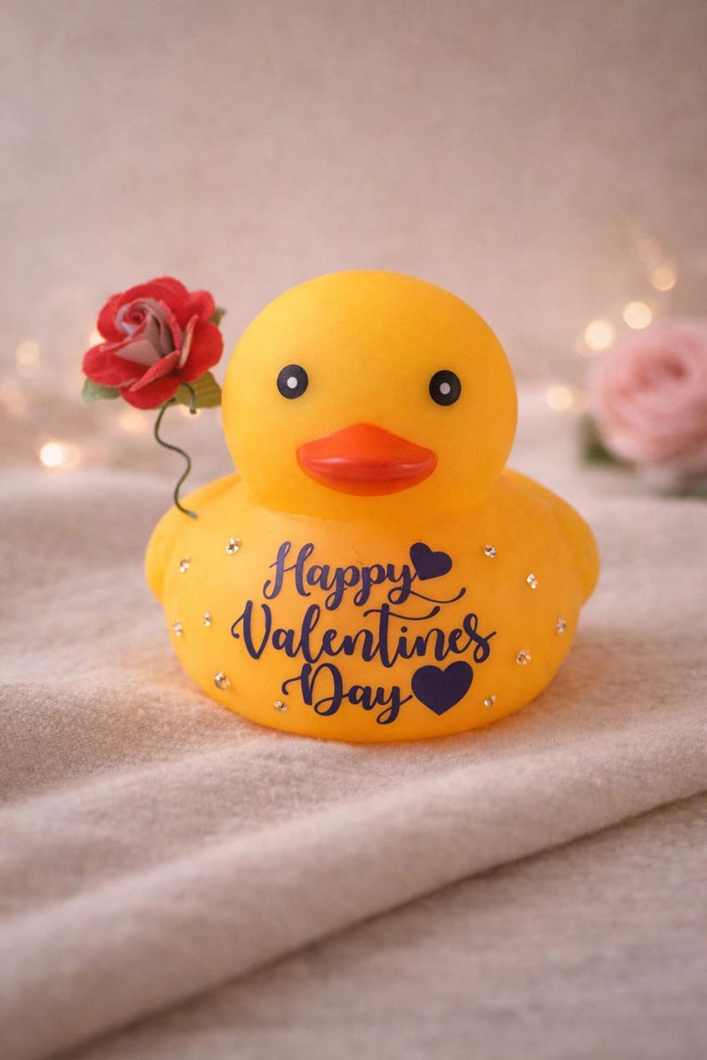 Valentine’s Day Rubber Duck - Etsy