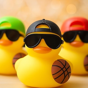 Basketball Rubber Duck: NBA Sports Themed Car Dashboard Decor - Etsy