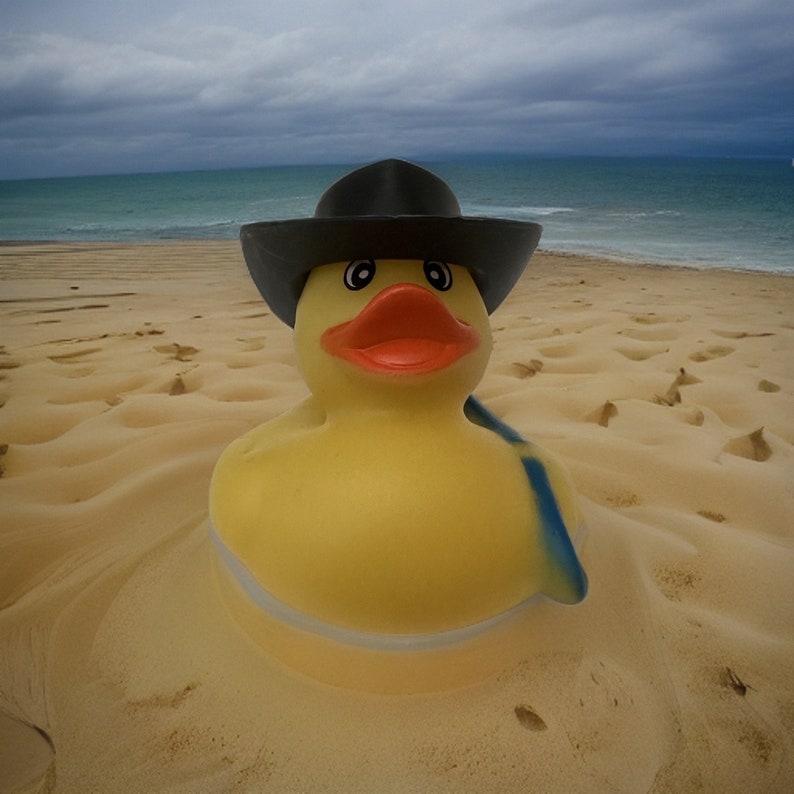 Coastal Cowboy, Coastal Cowgirl Duck Accessory, Cruising Duck,surfer ...