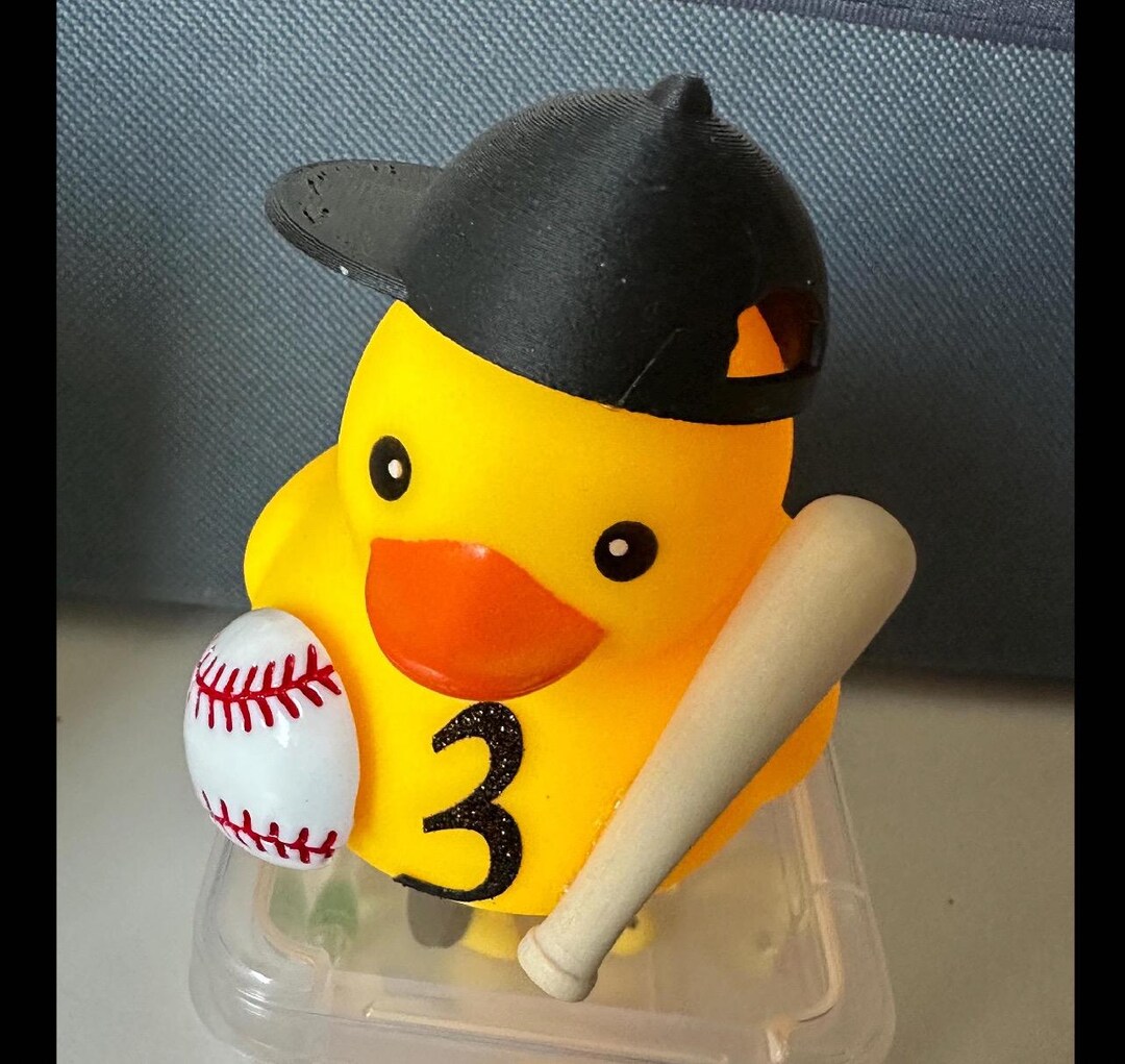 Custom Sports Duck Request, Personalized Rubber Duck, Create Your Own ...