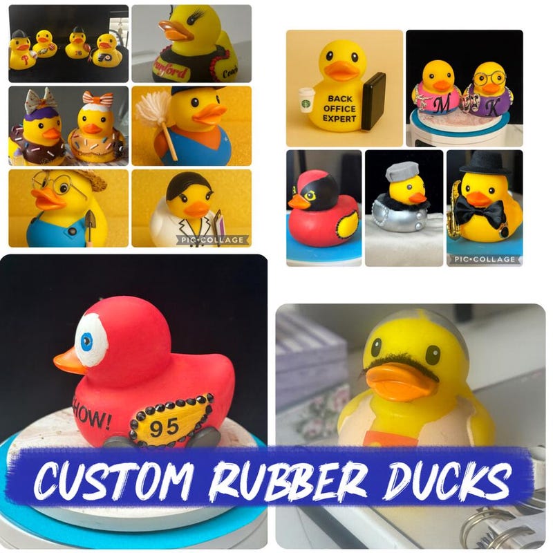 Personalized Rubber Ducks - Etsy