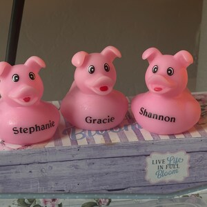 Three Little Pigs Rubber Ducks: Farm Animal Bath Toys - Etsy