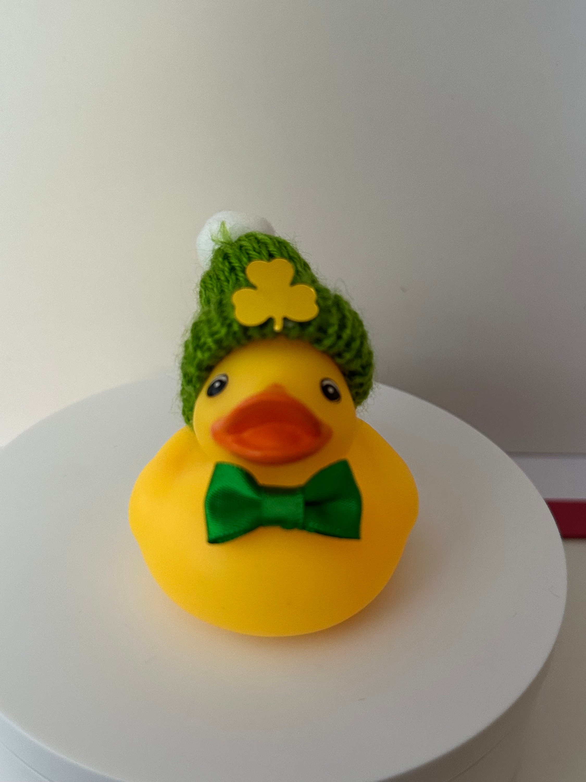 Leprechaun Rubber Duck: St Patrick's Day Lucky Clover Beanie - Etsy