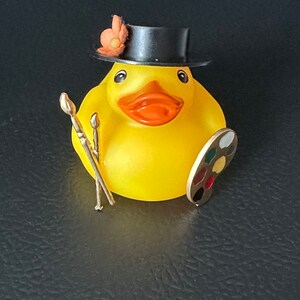 Painter, Artist, Dashboard Duck Yellow Themed Rubber Duck, Truck Driver ...