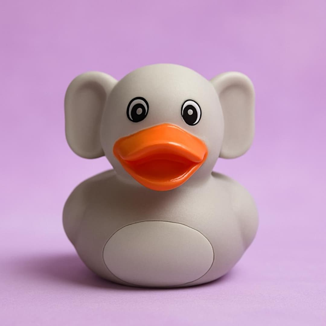 Elephant Rubber Duck: Novelty Office Gift, Collector Duck - Etsy