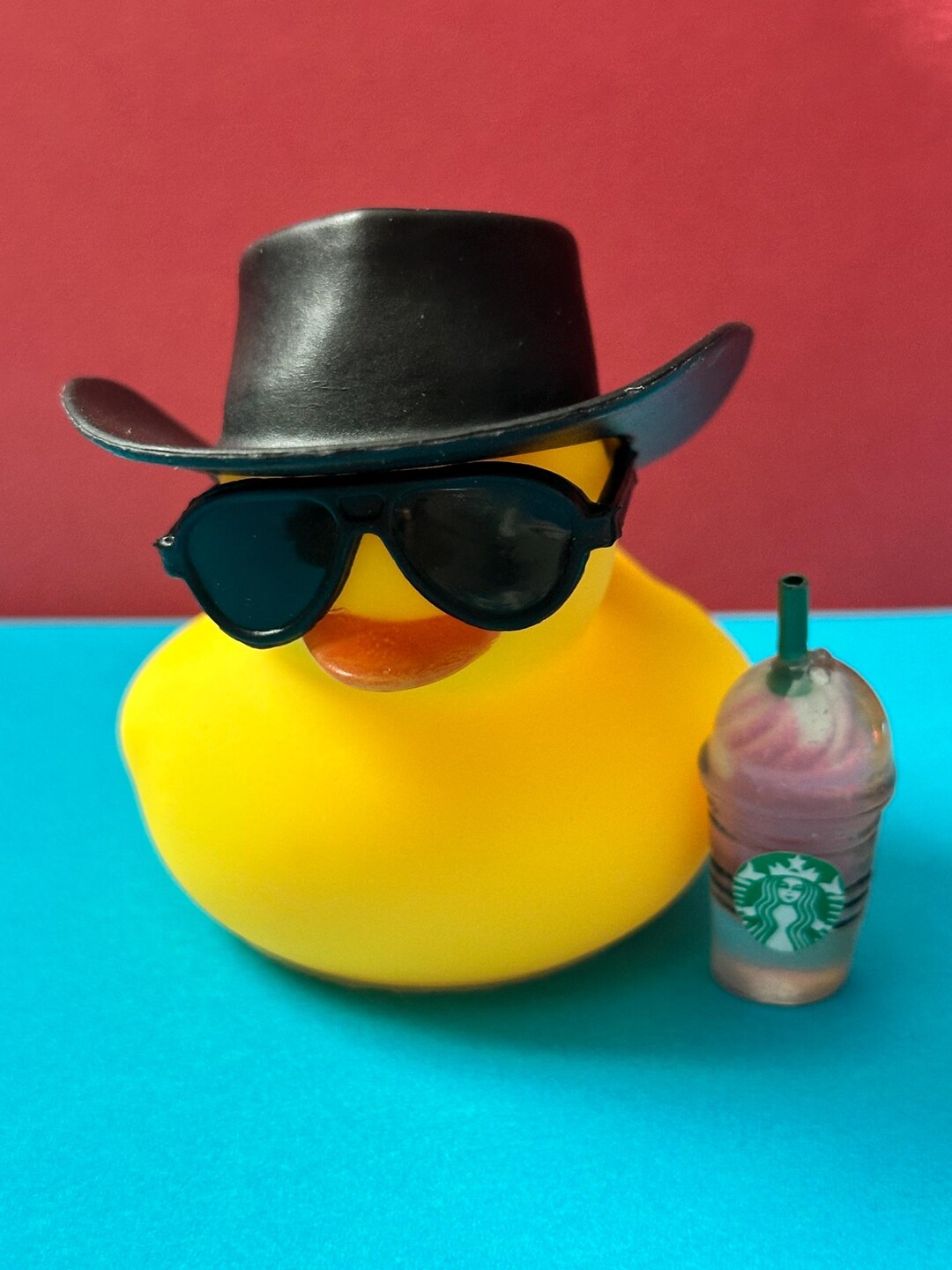 Frappuccino Rubber Duck, Dashboard Duck, Coworker Gift, Coffee Lover ...