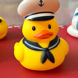 Sailor Duck Accessory, Cruising Duck, Cute Gift, Navy Rubber Duck ...