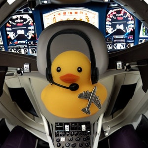 Duck Accessory, Cruising Duck, Cute Gift, Airplane Rubber Duck, Travel ...