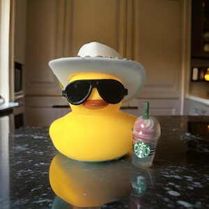 Frappuccino Rubber Duck, Dashboard Duck, Coworker Gift, Coffee Lover ...