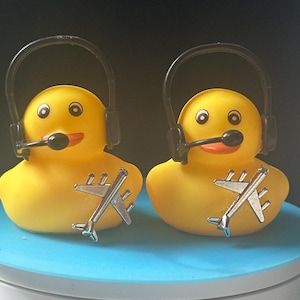 Pilot Rubber Duck: Travel Gift, Dashboard Decor - Etsy