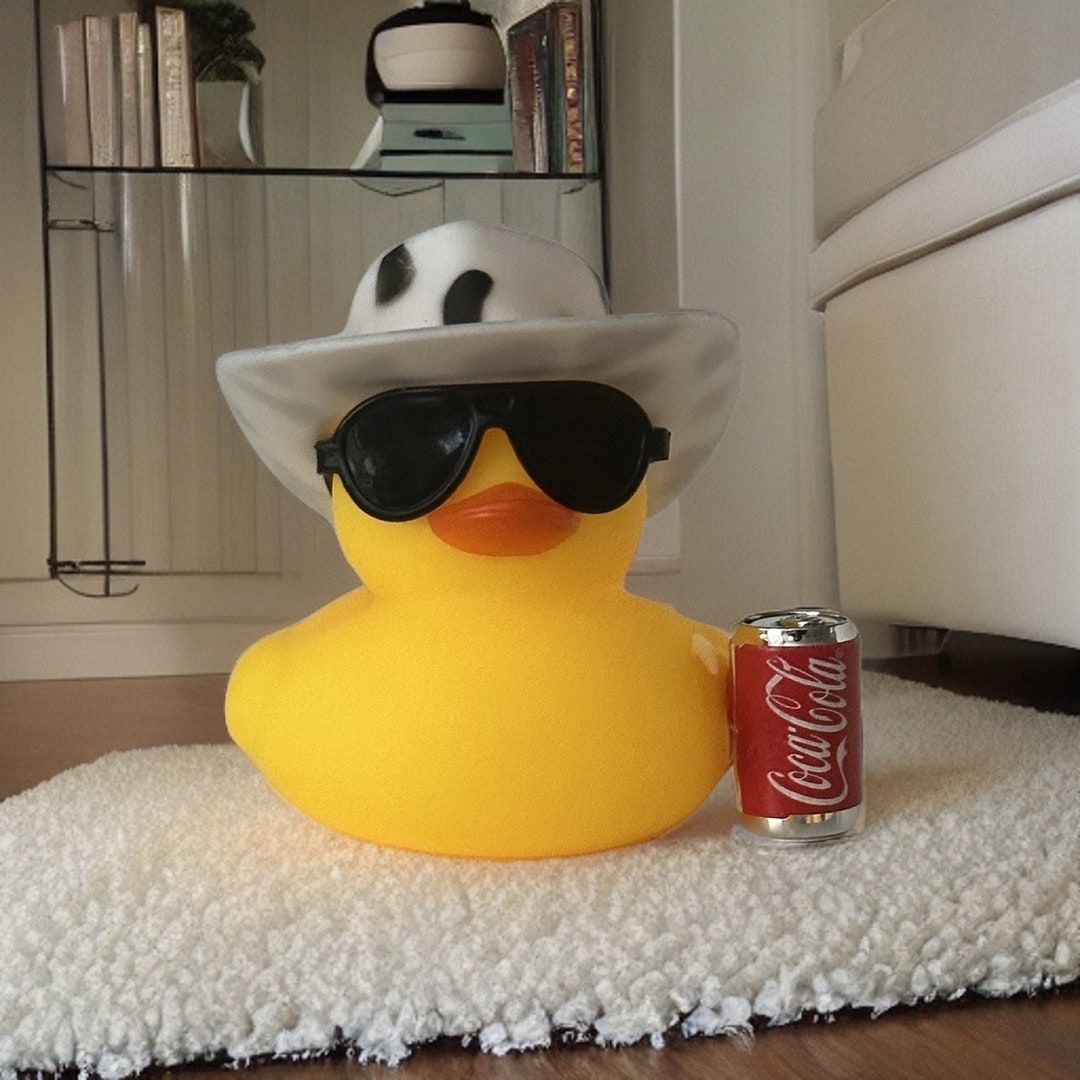 Pop, Soda, Duck, Cruising Duck, Cute Gift, Coca Cola Miniature, Custom ...