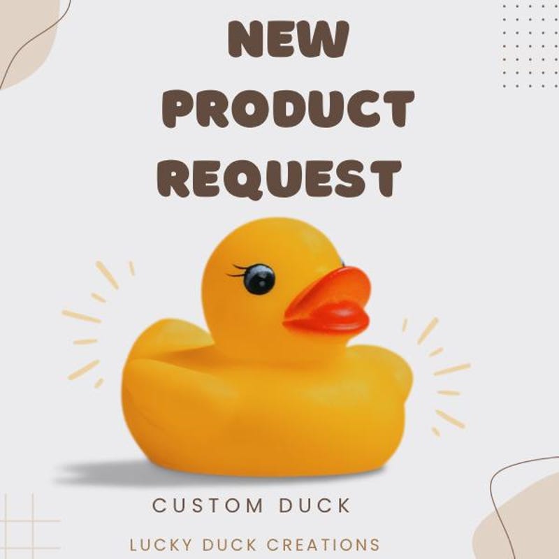 Custom Rubber Ducks - Etsy