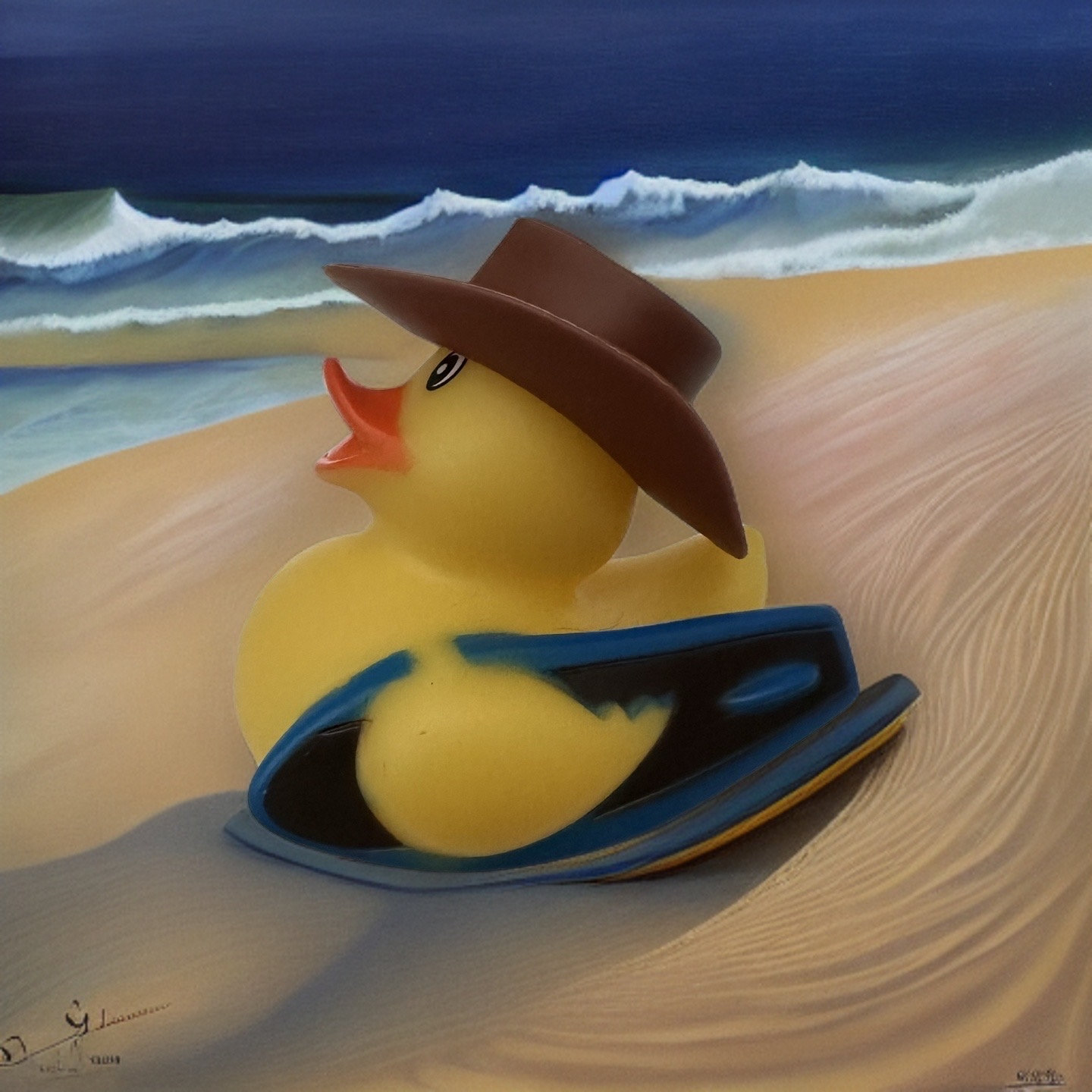 Coastal Cowboy, Coastal Cowgirl Duck Accessory, Cruising Duck,surfer ...