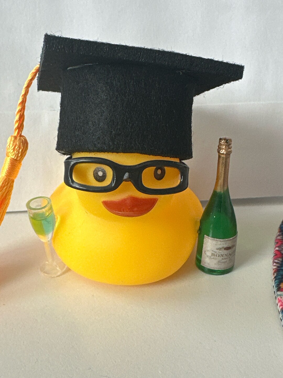 Graduation Duck Yellow Themed Rubber Duck, Student Gift,middle School ...