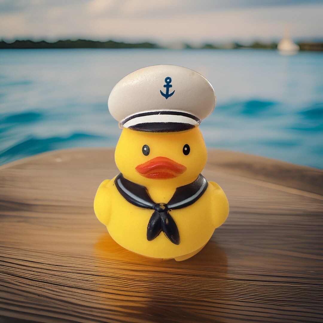 Sailor Duck Accessory, Cruising Duck, Cute Gift, Navy Rubber Duck ...