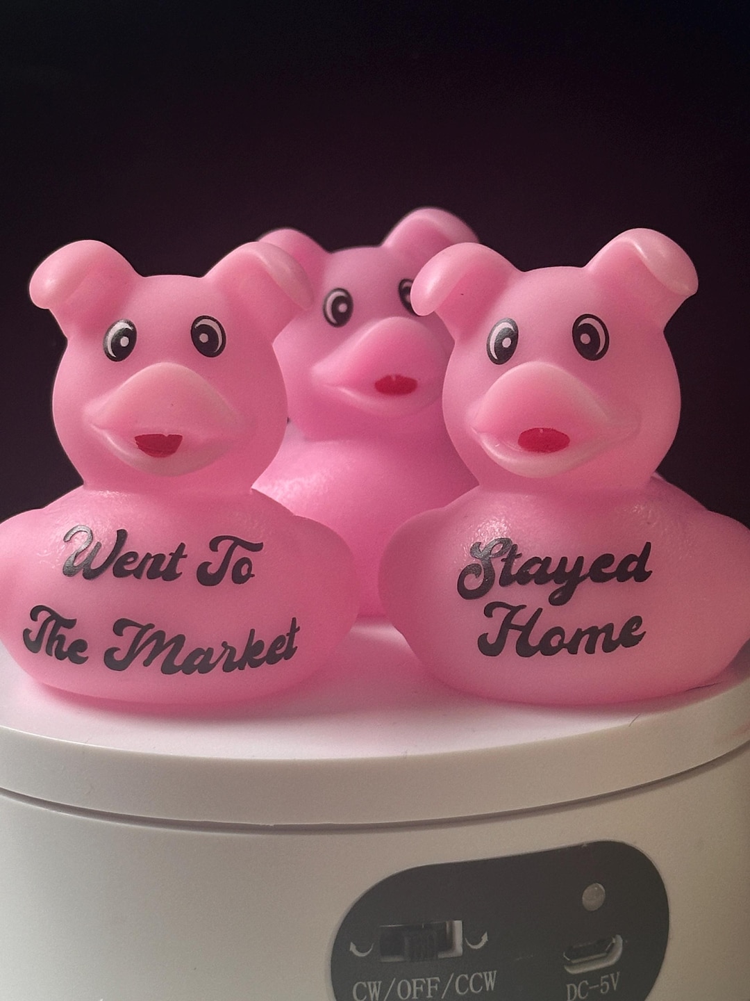 Three Little Pigs Rubber Ducks: Farm Animal Bath Toys - Etsy