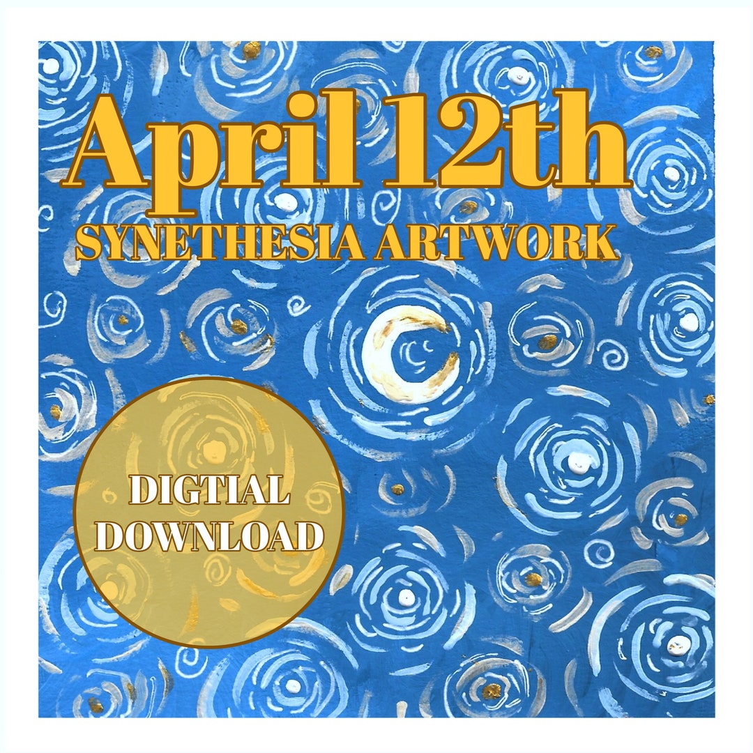 April 12th Birthday Painting Digital Artwork - High Quality Art Prints ...