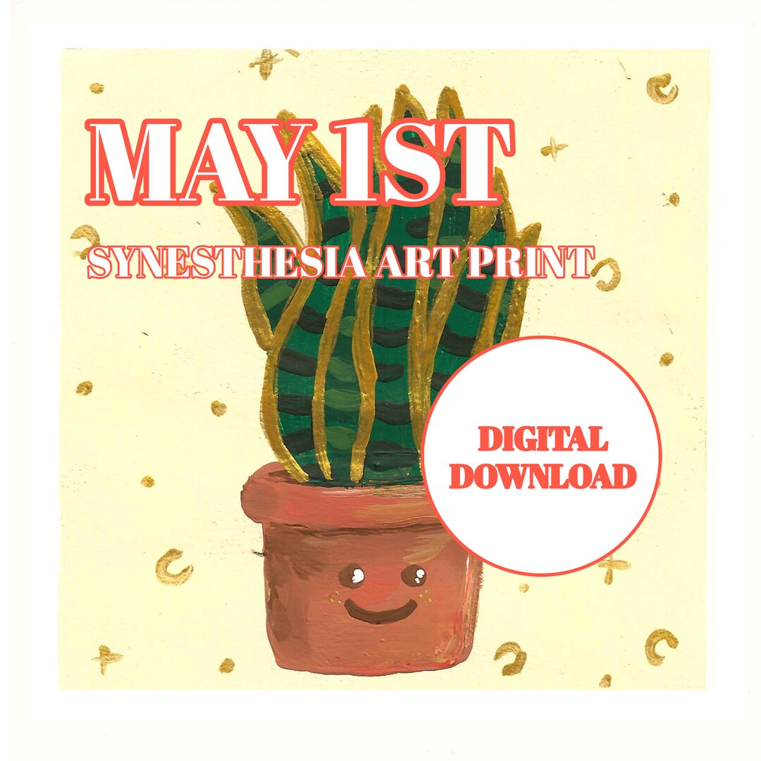May 1st Birthday Painting Digital Artwork - High Quality Art Prints ...