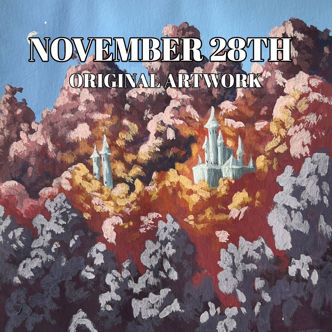 November 28th Birthday Painting - Artwork - Hand Painted - Synesthesia ...