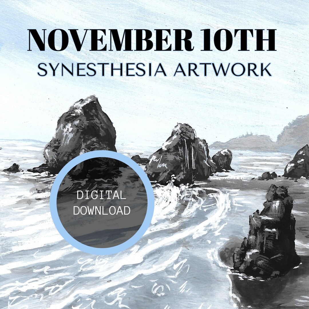 November 10th Birthday Painting Digital Artwork - High Quality Art ...