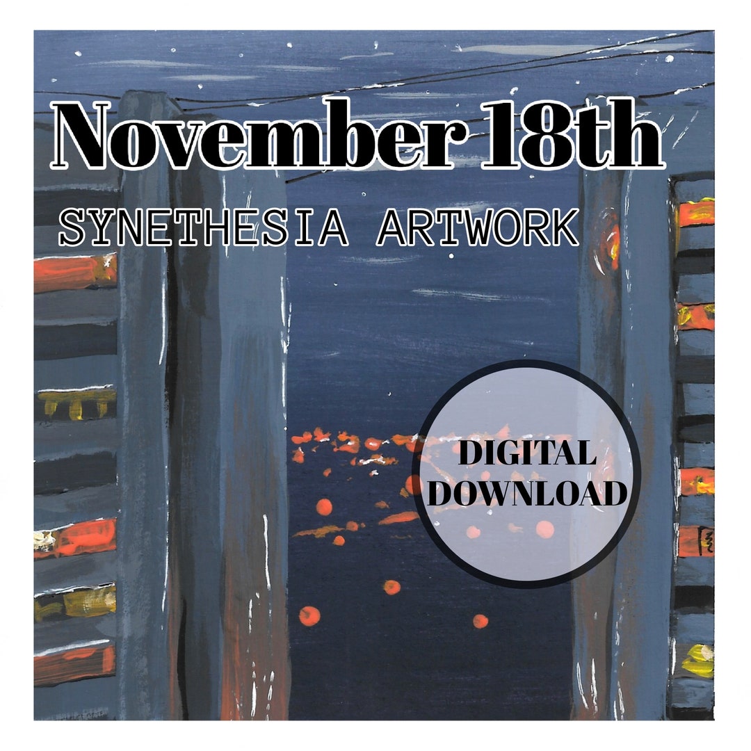 November 18th Birthday Painting Digital Artwork - High Quality Art ...