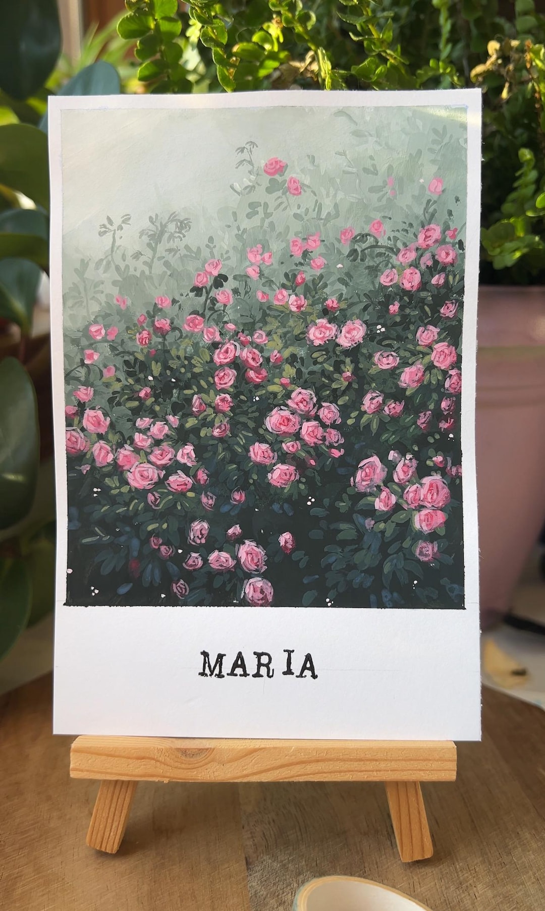 Maria Name Painting - Artwork - Hand Painted - Synesthesia Art - Gift ...