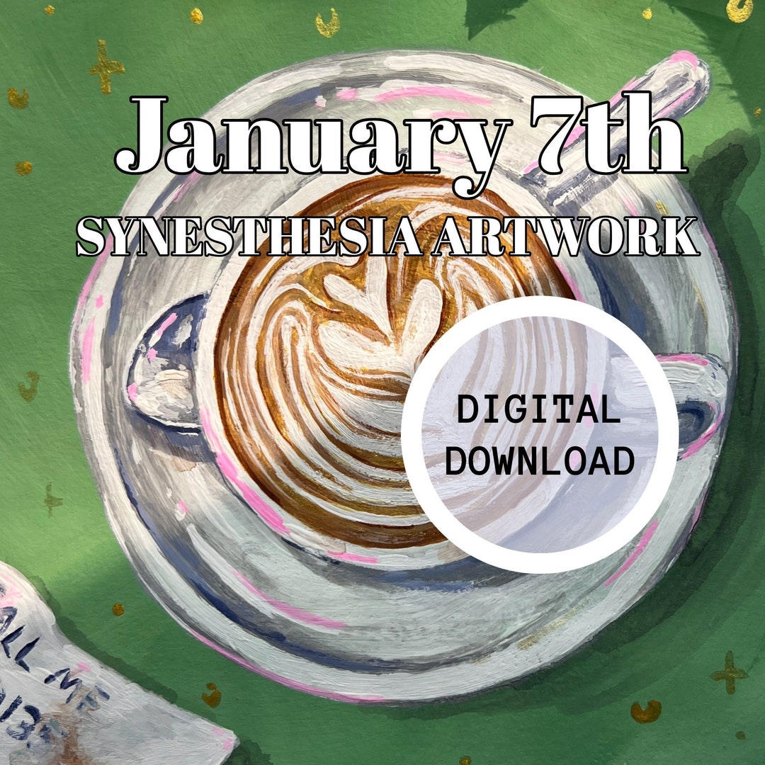 January 7th Birthday Painting Digital Artwork - High Quality Art Prints ...
