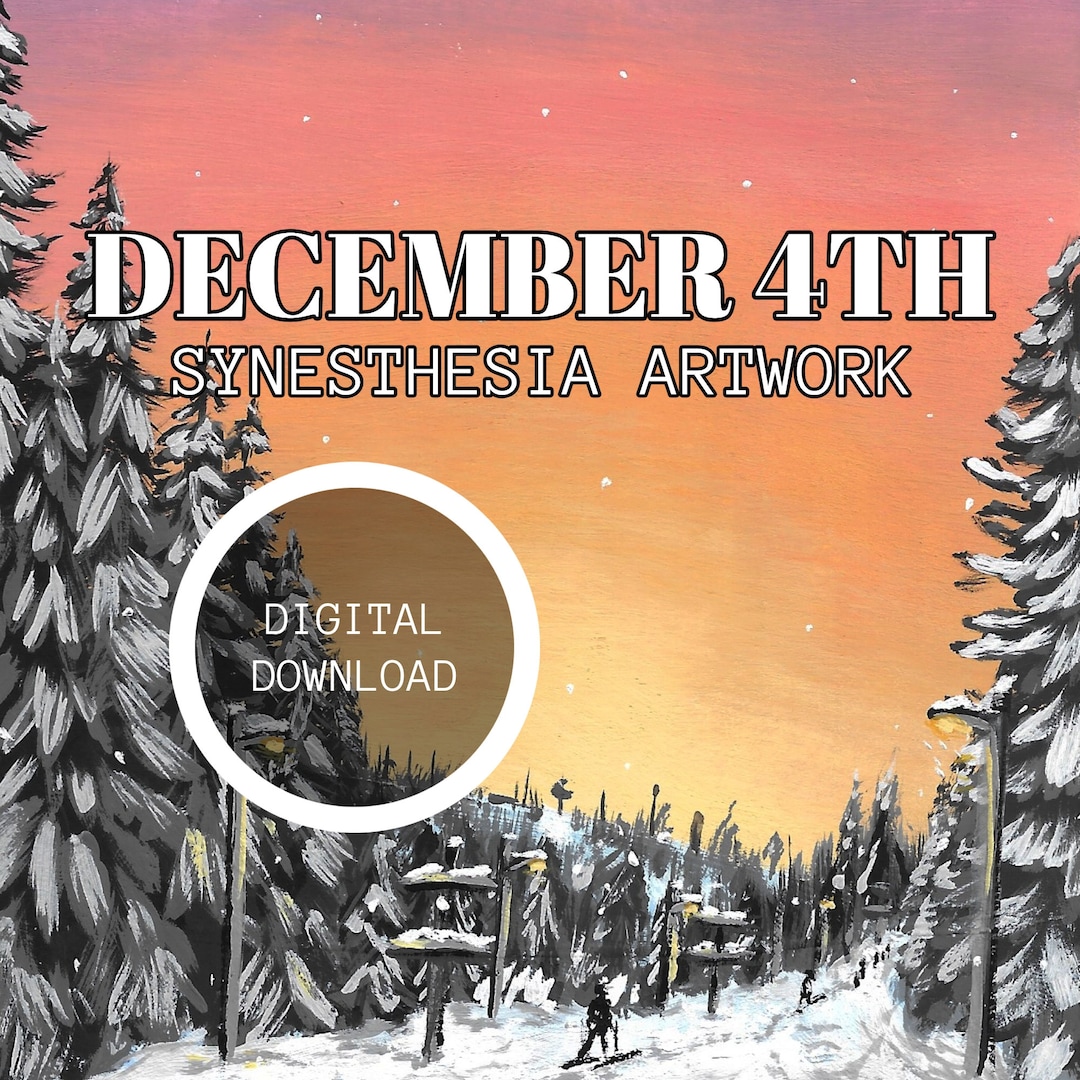 December 4th Birthday Painting Digital Artwork - High Quality Art ...