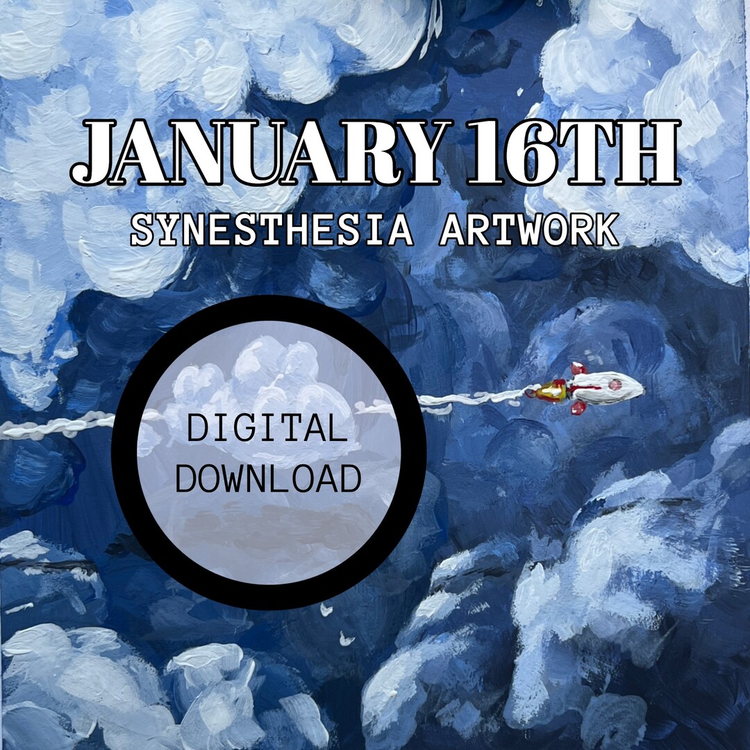 January 16th Birthday Painting Digital Artwork - High Quality Art ...