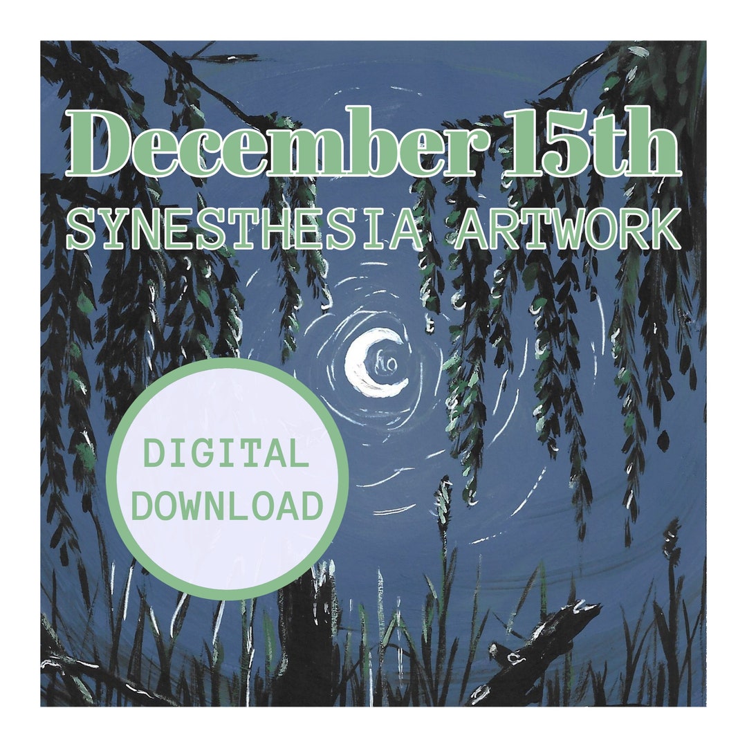 December 15th Birthday Painting Digital Artwork - High Quality Art ...