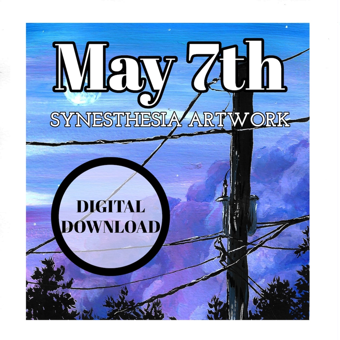May 7th Birthday Painting Digital Artwork - High Quality Art Prints ...