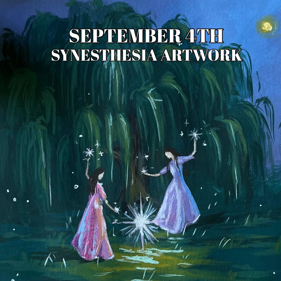 September 4th Birthday Painting - Artwork - Hand Painted - Synesthesia ...
