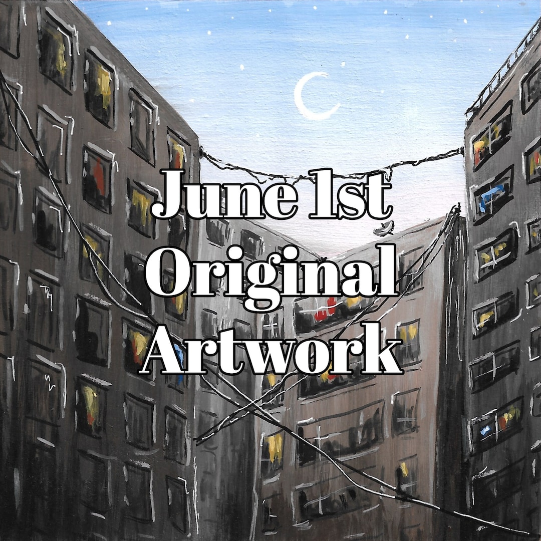 June 1st Birthday Painting - Artwork - Hand Painted - Synesthesia Art ...