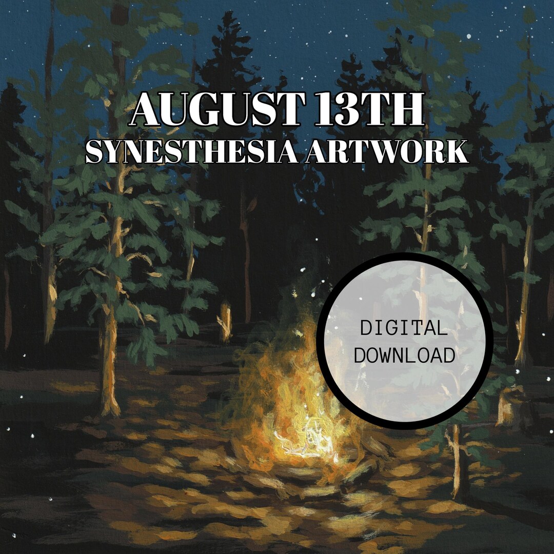 August 13th Birthday Painting Digital Artwork - High Quality Art Prints ...