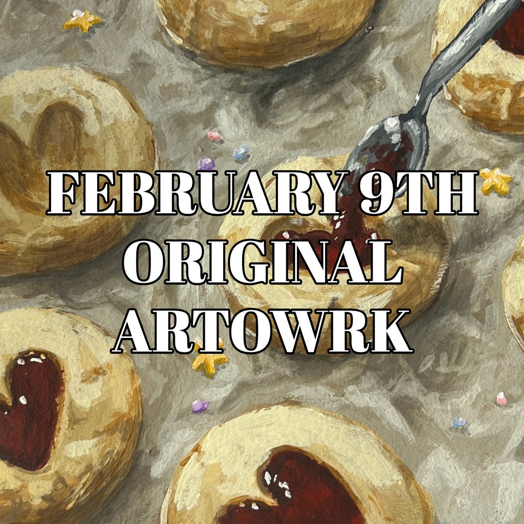 February 9th Birthday Painting - Artwork - Hand Painted - Synesthesia ...