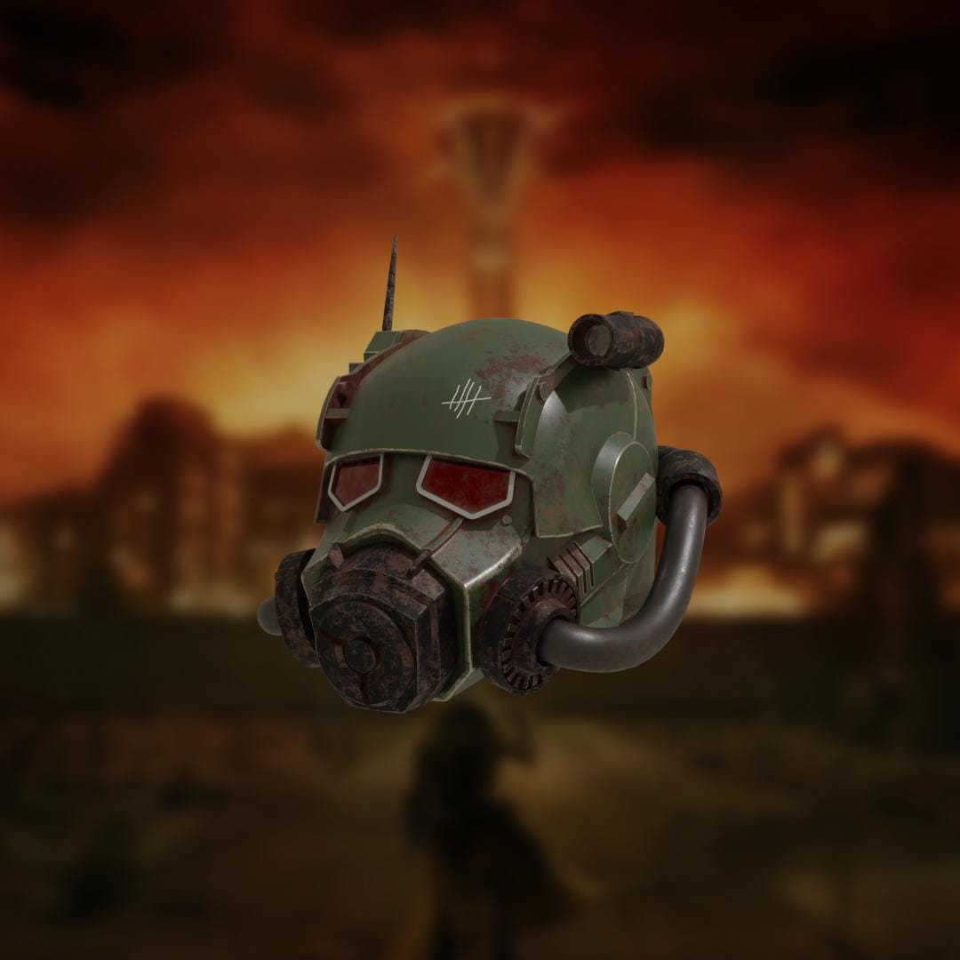 NCR Ranger Power Armor Helmet STL Files - Etsy