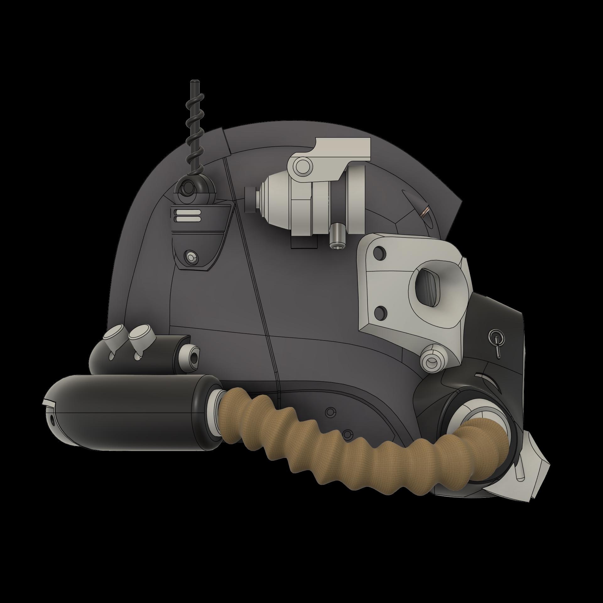 Fallout 76 - T-65 Power Armor Helmet STL FILES - Etsy