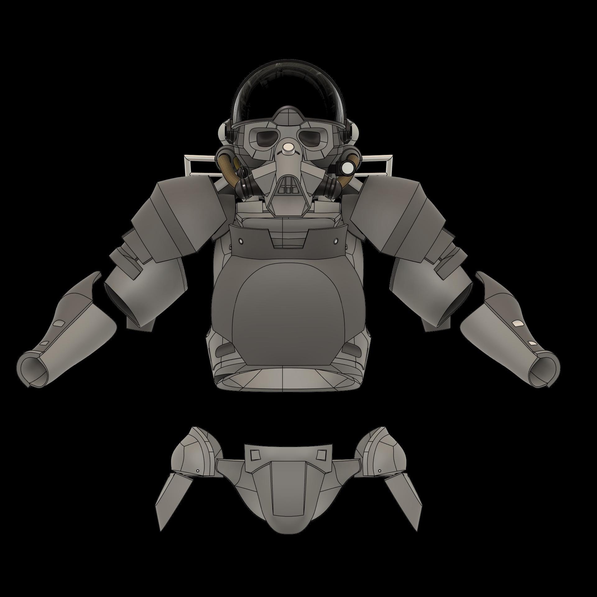 Fallout 76 - Secret Service Armor STL Files - Etsy