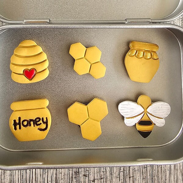 Bee Fridge Magnets - Etsy